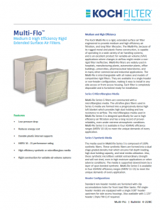 High Efficiency Filters - Air Filter Plus